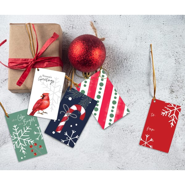 Gift Wrap & Accessories - Let It Snow Gift Tag Assortment
