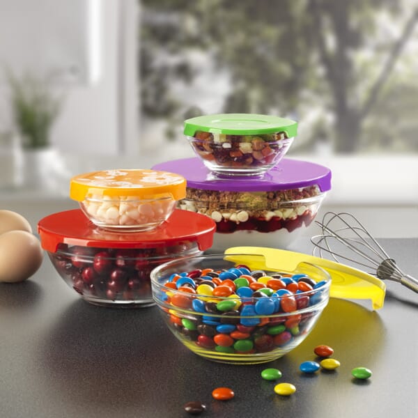 Kitchen & Storage - Glass Nesting Bowls