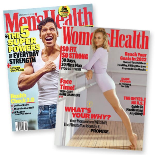 Magazines - Men's Health + Women's Health Combo